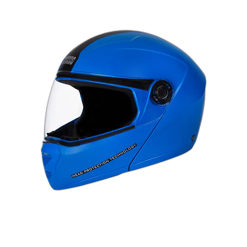 STUDDS Ninja Elite Blue Fu Flip Up Helmet – Sparkly Helmets