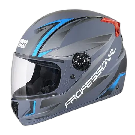 STUDDS Professional D2 Matt Grey N1 Full Face Helmet – Sparkly Helmets