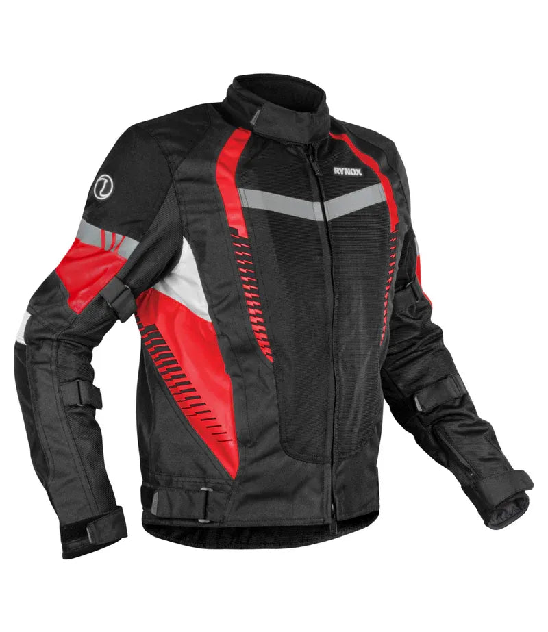 Rynox Tornado Pro Jacket Black Red – Sparkly Helmets