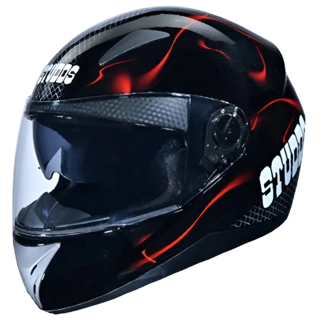 STUDDS Shifter D5 Black N2 Full Face Helmet – Sparkly Helmets